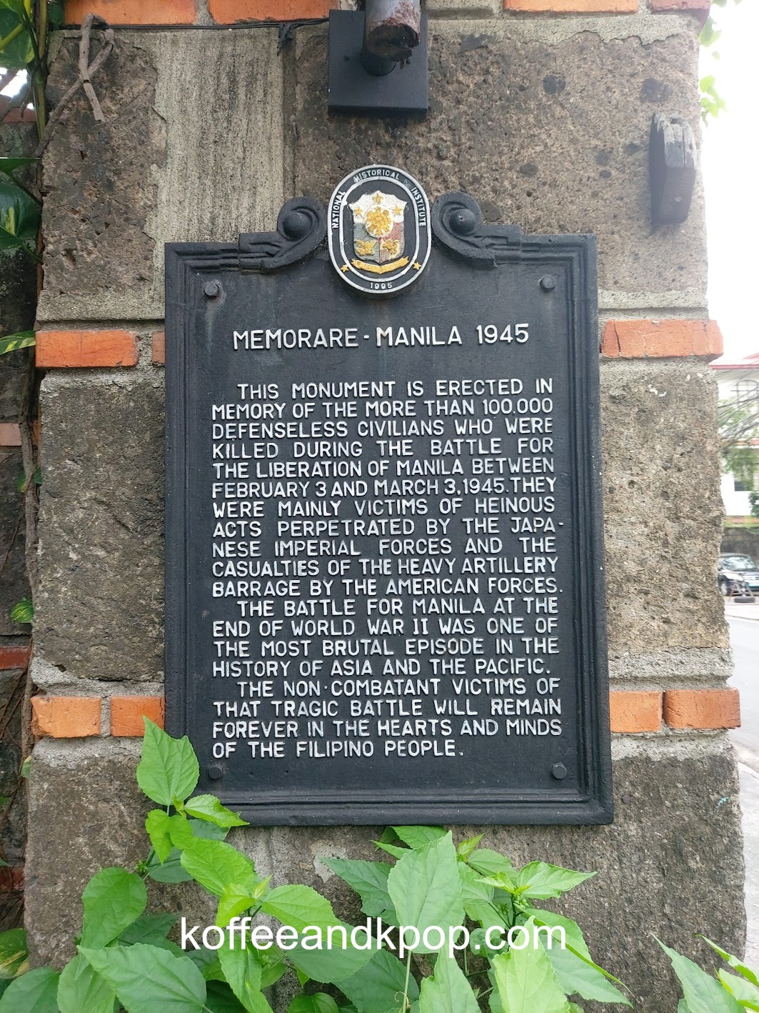 Memorare — Manila 1945 – Koffee & Kpop